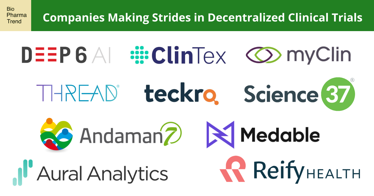 9 Notable Companies Enabling Decentralized Clinical Trials